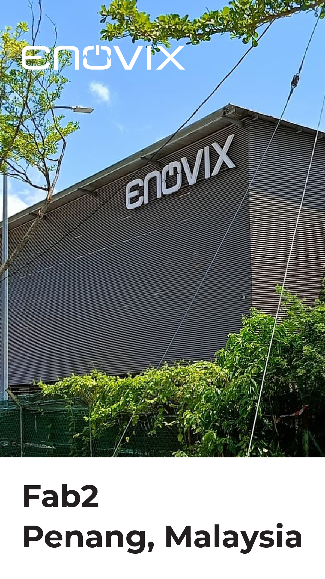 Enovix Fab2 Sneak Peek - Enovix